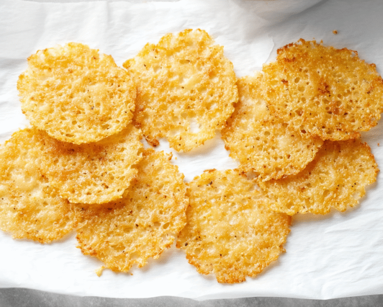 Parmesan Crisps Recipe - Maha's Lovely Home