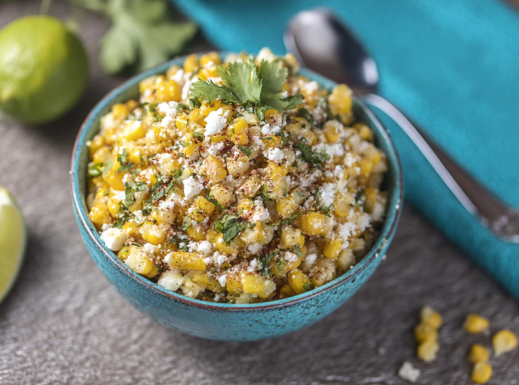 Esquites Corn Salad Recipe - Maha's Lovely Home