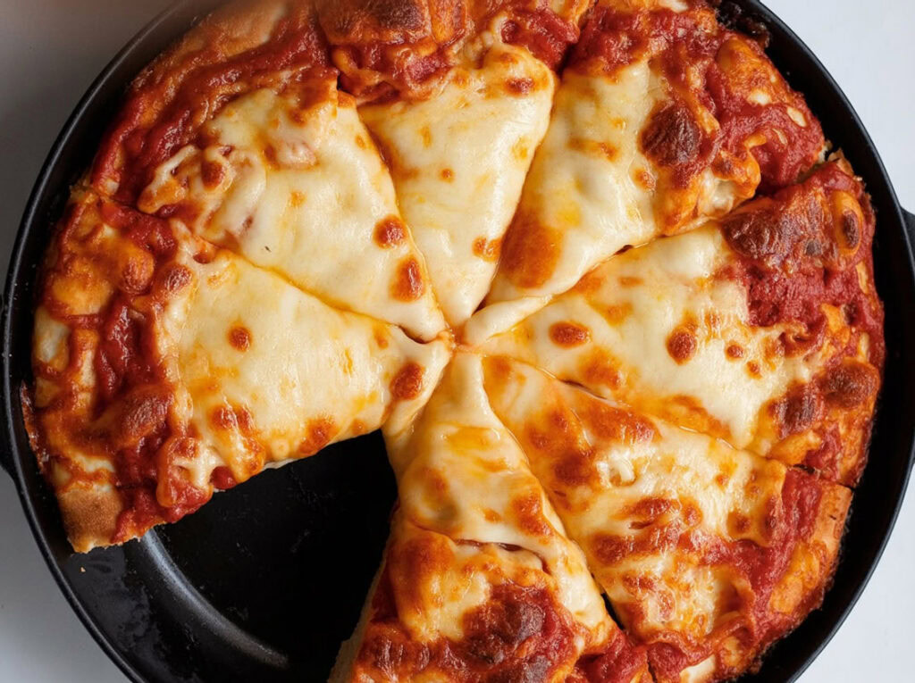 Pizza Hut Style Personal Pan Pizza Recipe - Maha's Lovely Home