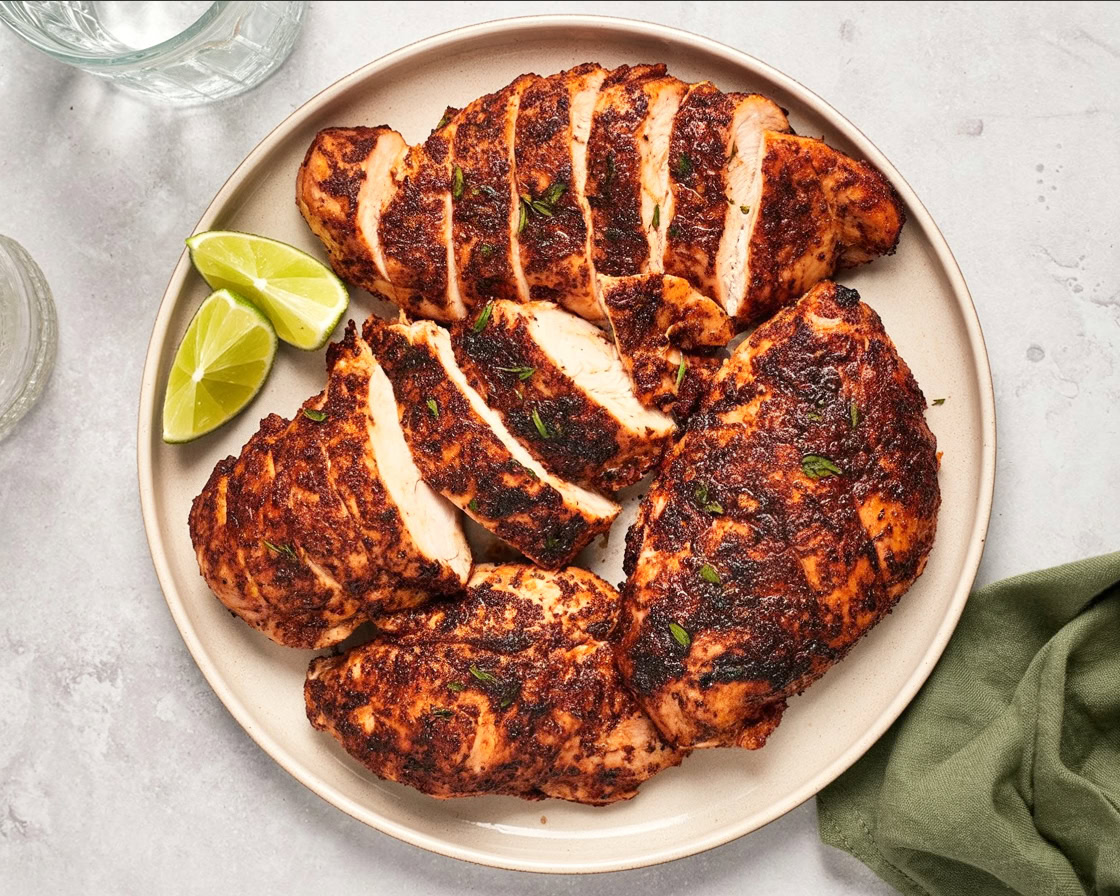 Skillet Blackened Chicken Recipe - Maha's Lovely Home