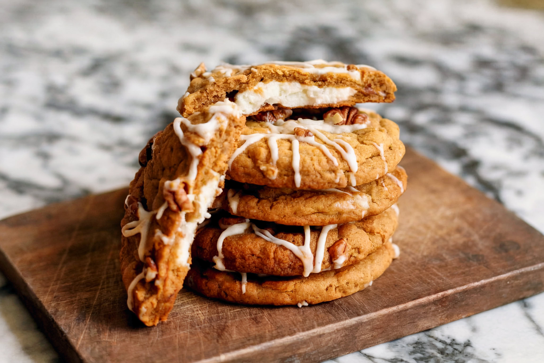Pumpkin Cheesecake Cookies - Maha's Lovely Home